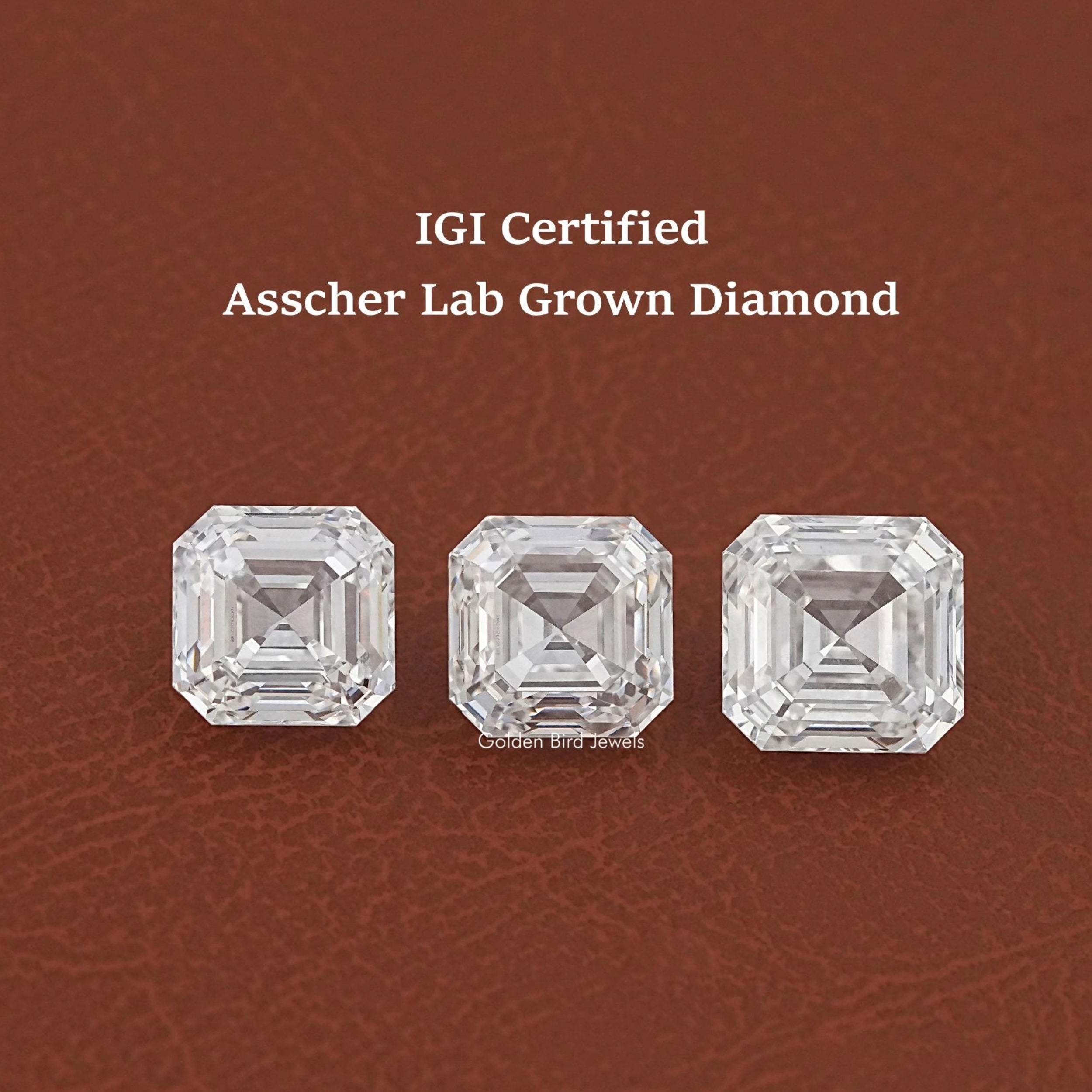 IGI Certified Asscher Cut Loose Diamond