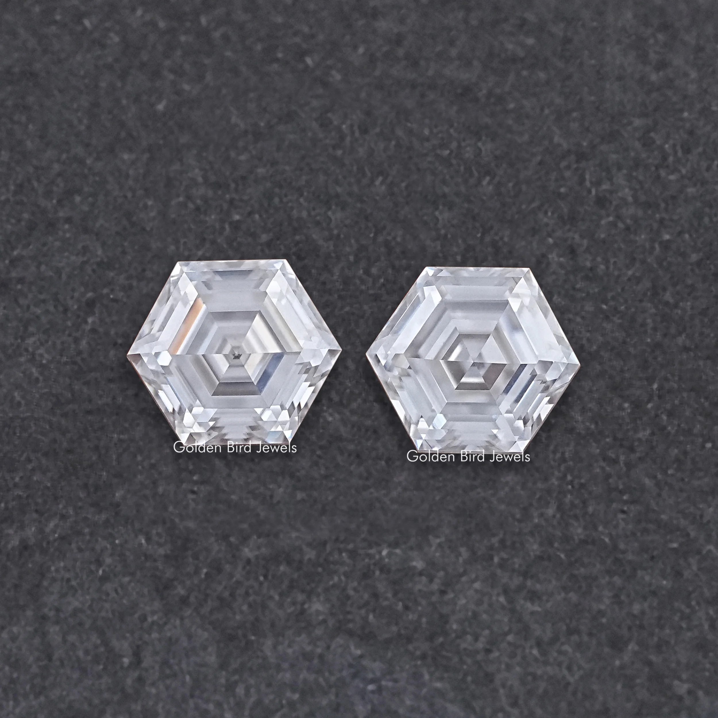 Hexagon Cut Loose Moissanite